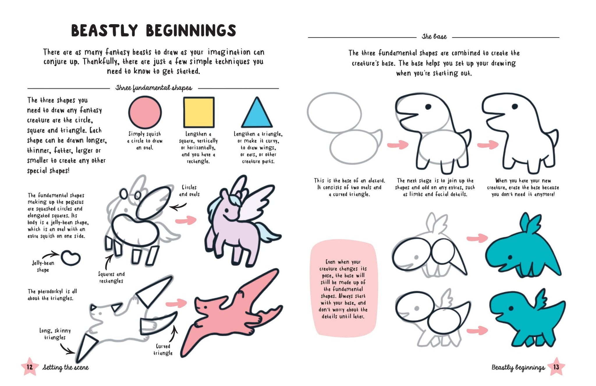 Kawaii: How to Draw Really Cute Fantasy Creatures - Paperpoint